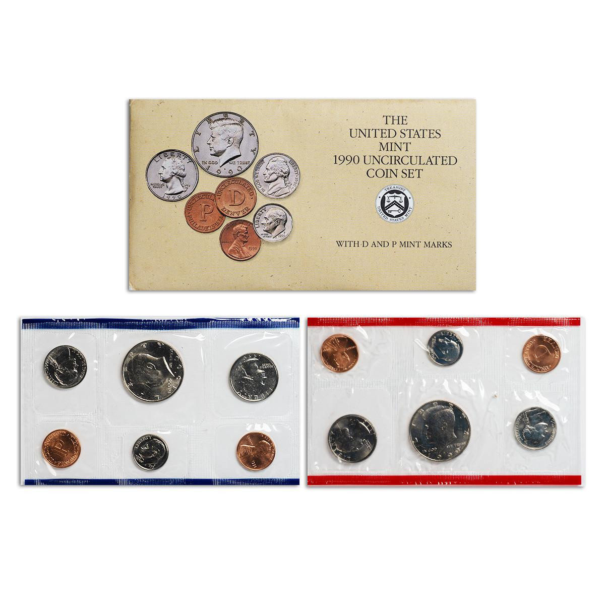 Buy 1990 U.S. Mint Set | Bullion Shark Authorized Rare Coin Dealer