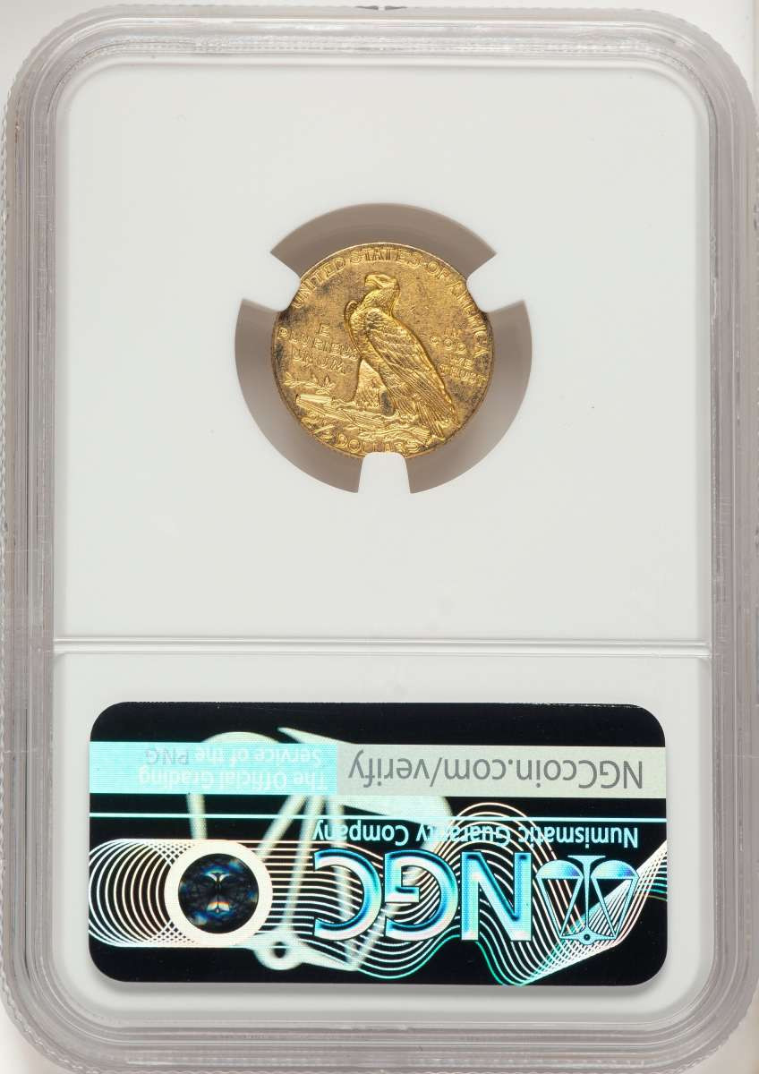 1914 $2.5 Indian Gold Quarter Eagle Coin NGC MS61 | Rare Coins For Sale