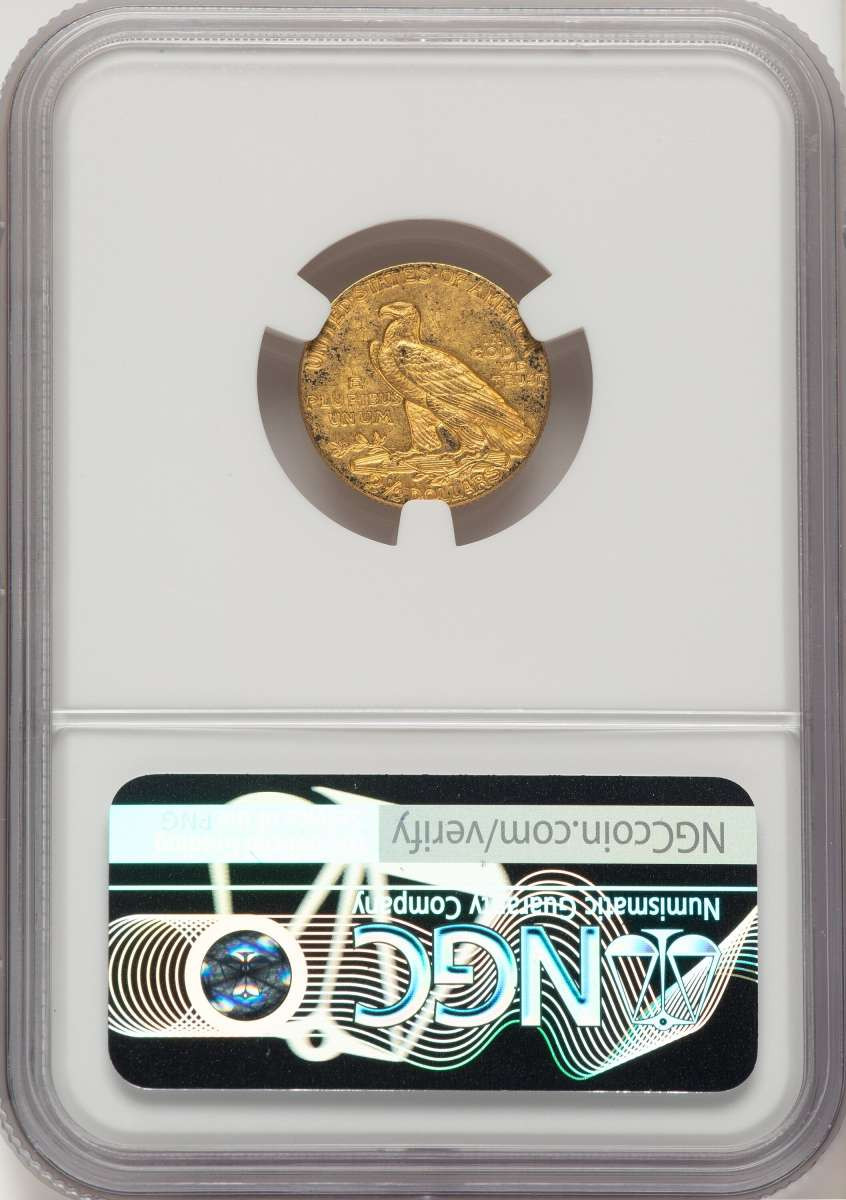 1914 $2.5 Indian Gold Quarter Eagle Coin NGC MS61 | Rare Coins For Sale