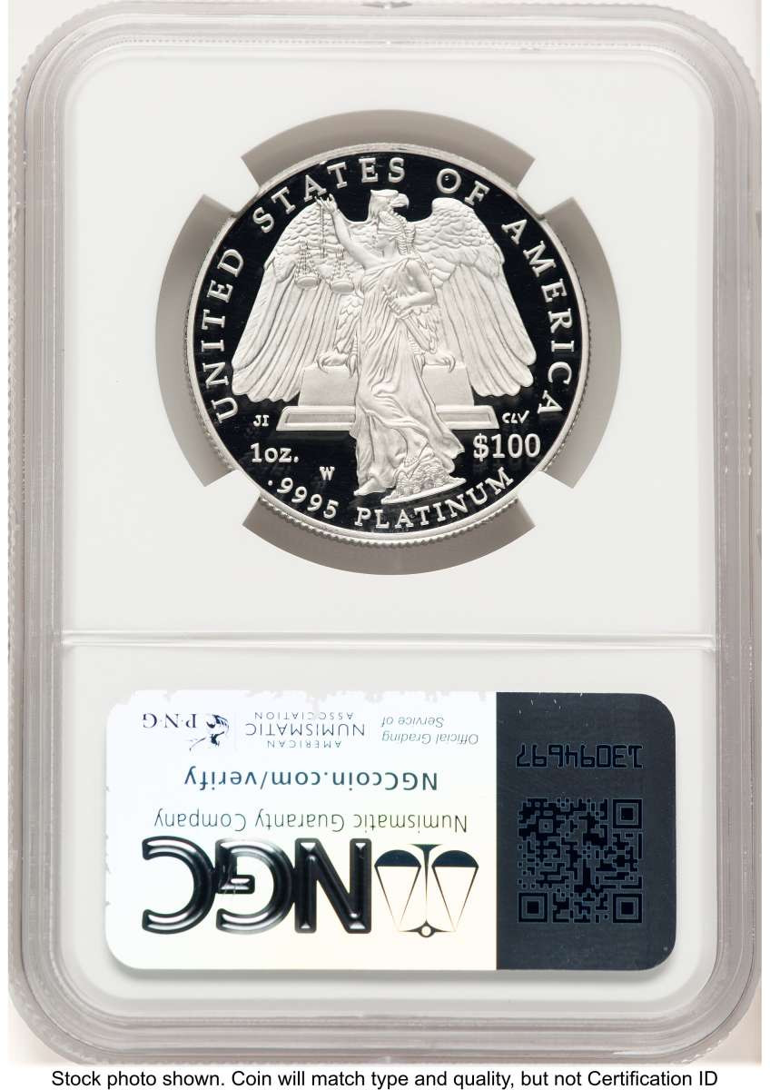 2008-W $100 Proof Modern Bullion Coin NGC PF70 One-Ounce Platinum Eagle ...
