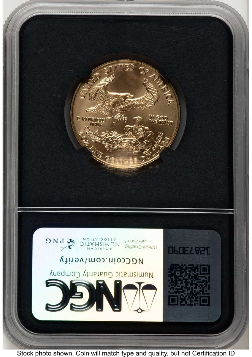2006-W $25 Burnished 1/2 oz American Gold Eagle Coin NGC MS70 | Rare ...
