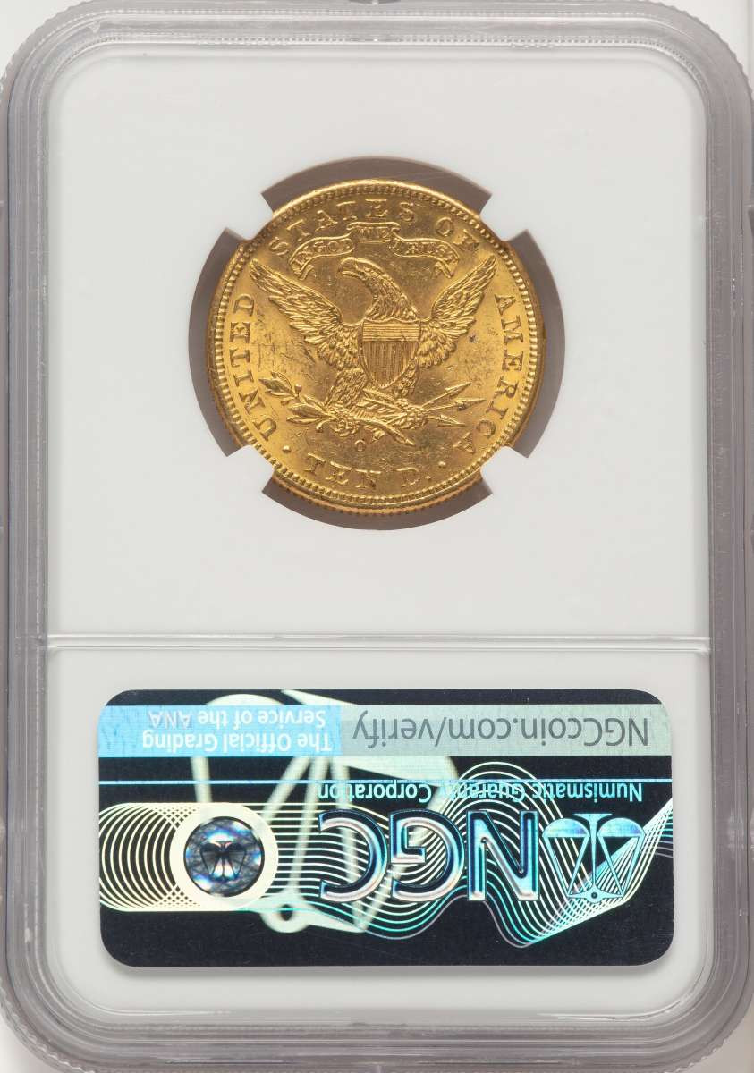 1893-O $10 Liberty Gold Eagle Coin NGC MS61 | Rare Coins For Sale