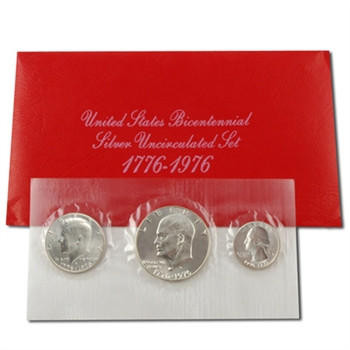1976 Bicentennial Silver Set - United States Bicentennial Silver ...
