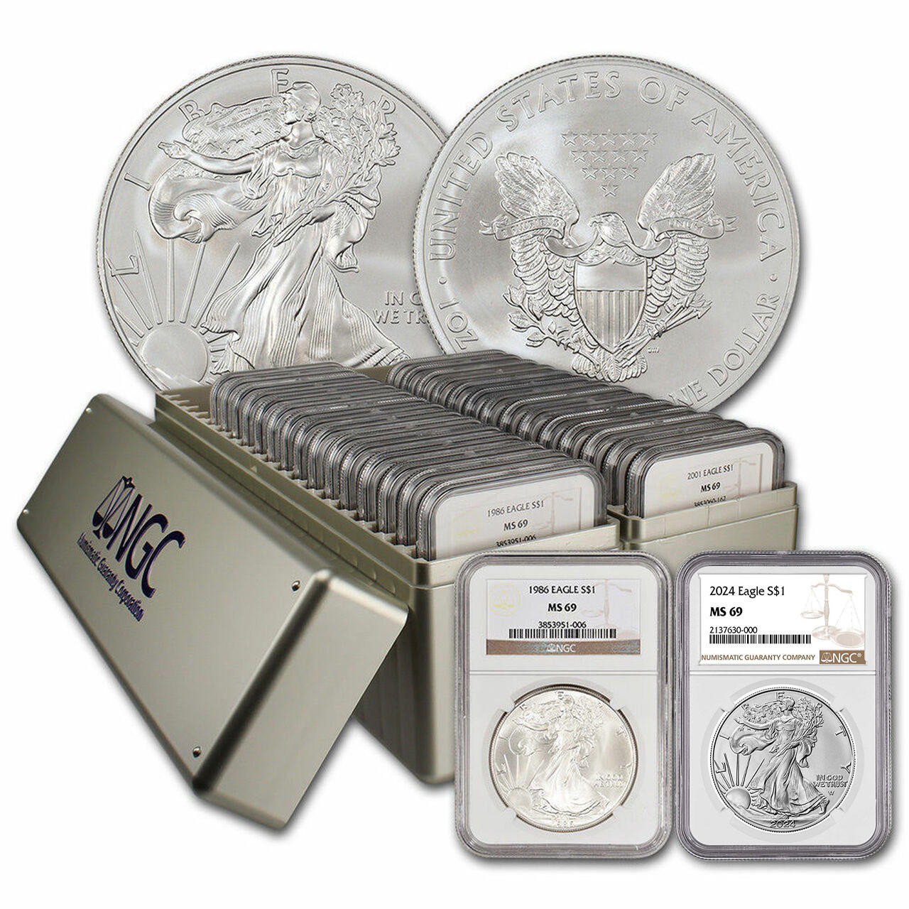 Silver Eagle Sets For Sale | Rare Silver Eagle Coins