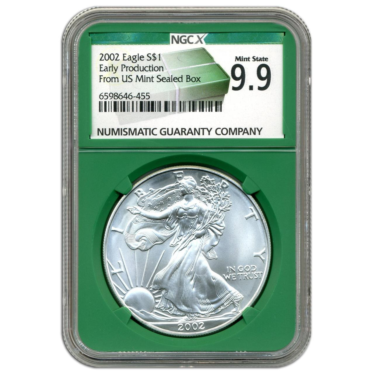 Numismatic Guaranty Company NGCX Scale