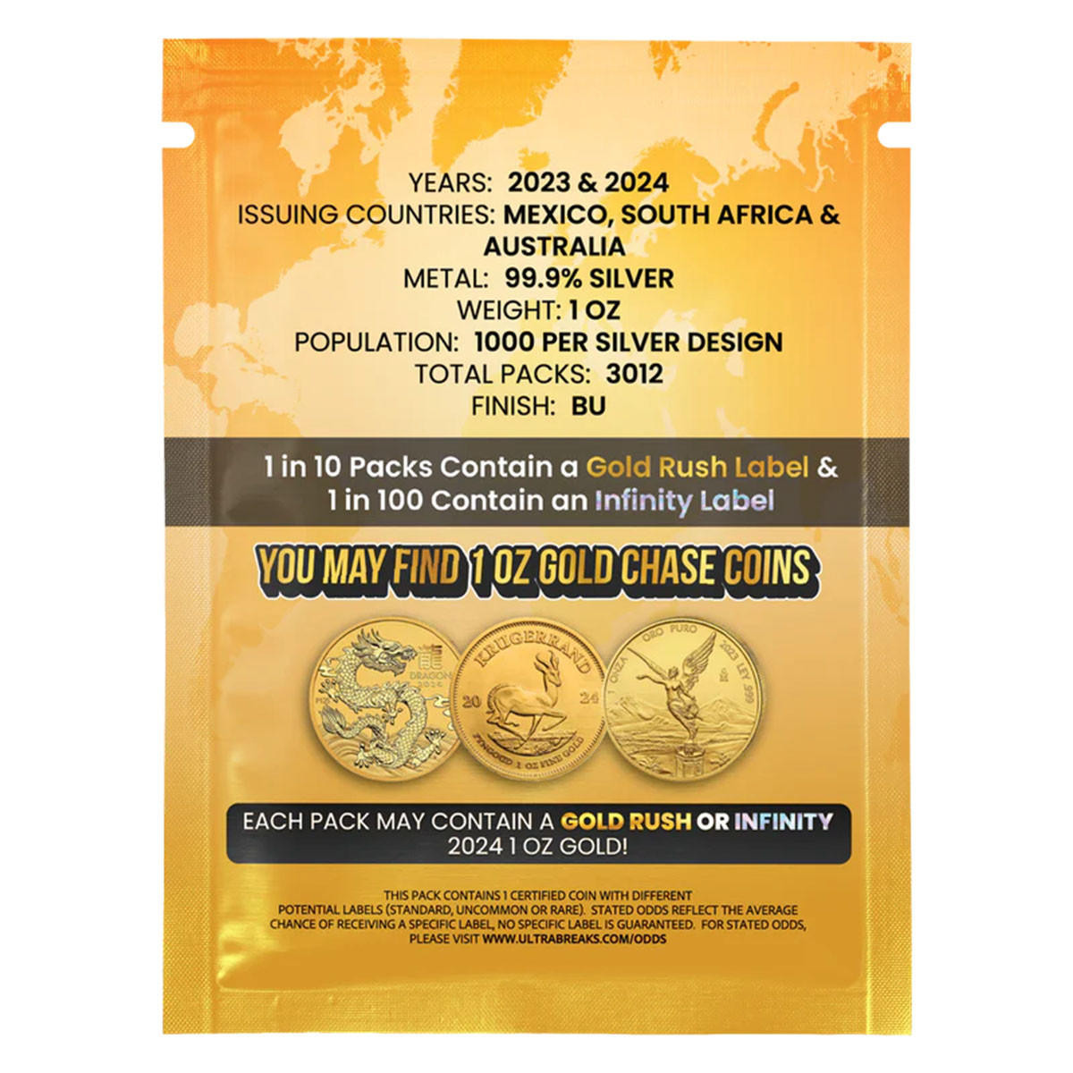 UltraBreaks Around The World - Featuring 1 Oz Silver PCGS MS70 & Gold ...