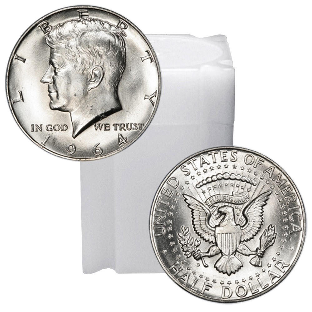 Buy 1964 Kennedy Half Dollar Roll Online - Buy 1964 Kennedy