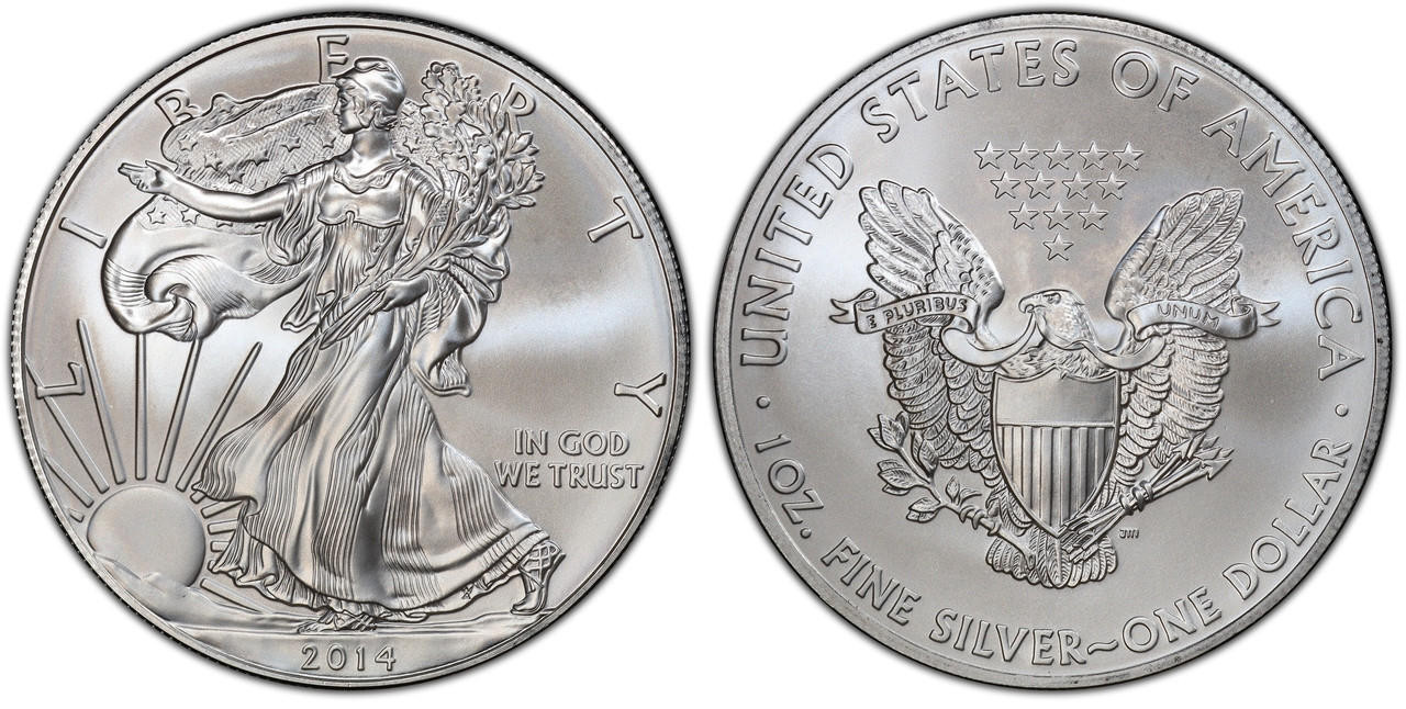 Buy 1986-2020 Complete Silver Eagle Set Brilliant Uncirculated - Dansco ...