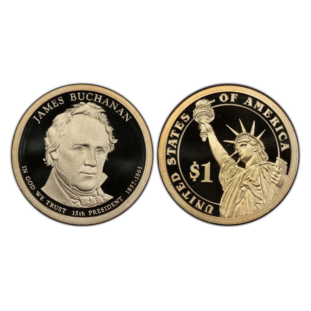 Buy 2010-S James Buchanan Presidential Dollar - Proof online.