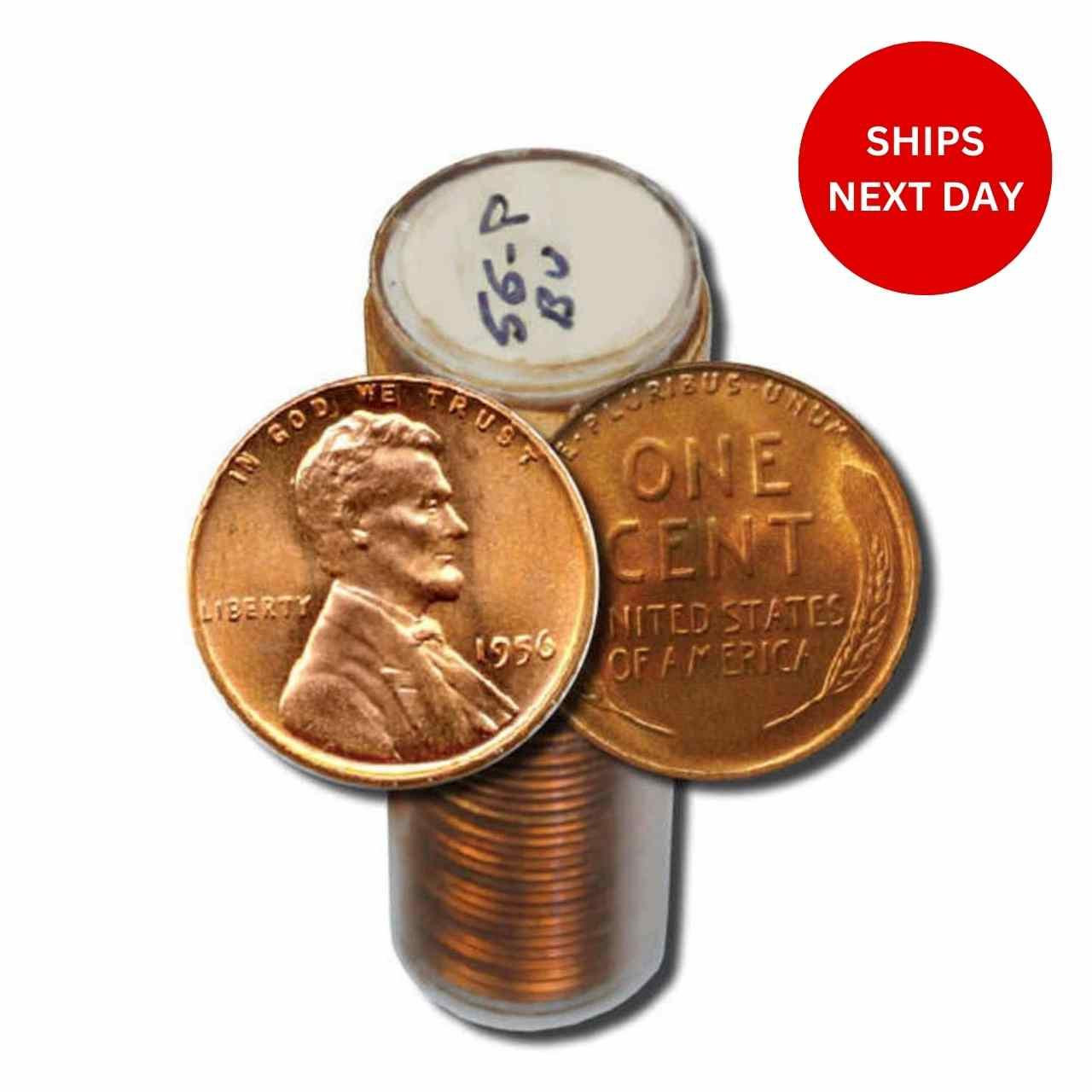 1943 Steel Penny Roll – 50 WWII Lincoln Cents (VG)