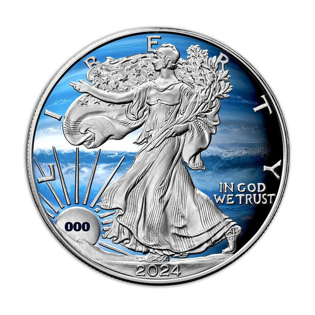 Buy 2024 Neptune Silver Eagle - Planets of the Solar System Series Online