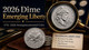 2026 Dime "Emerging Liberty" - 1776-2026 Semiquincentennial Coins ...