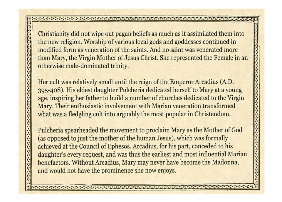 Virgin Mary Coin: Bronze Coin from the Reign of Emperor Arcadius (Clear ...