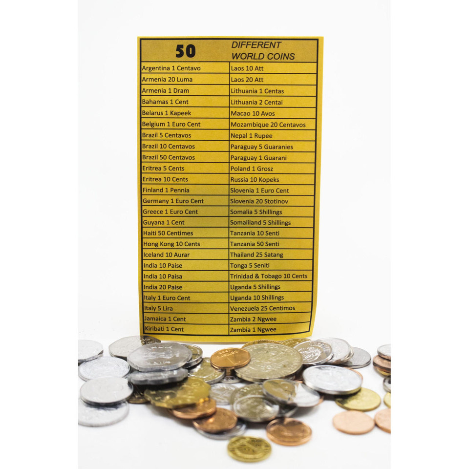 50 Different Coins - Not Different Countries