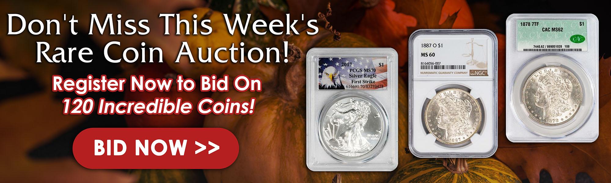 Bullion Shark | Rare Coins for Sale | Authorized Rare Coin Dealer