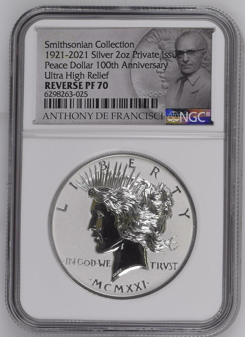 Peace Dollar Medal Recreates Original Design for Coin - Bullion Shark