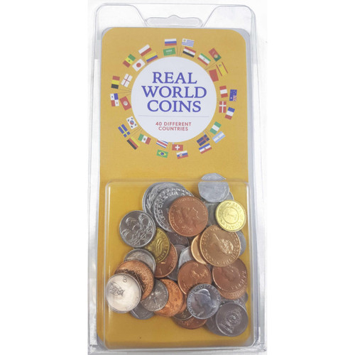 From around the World: A Collection of 40 Coins