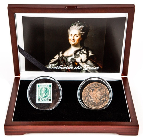 Catherine the Great (Coin and Stamp Box)