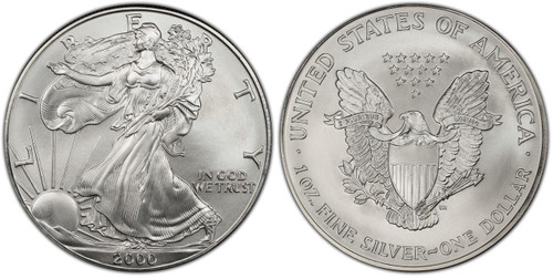 2000 Silver Eagle Brilliant Uncirculated