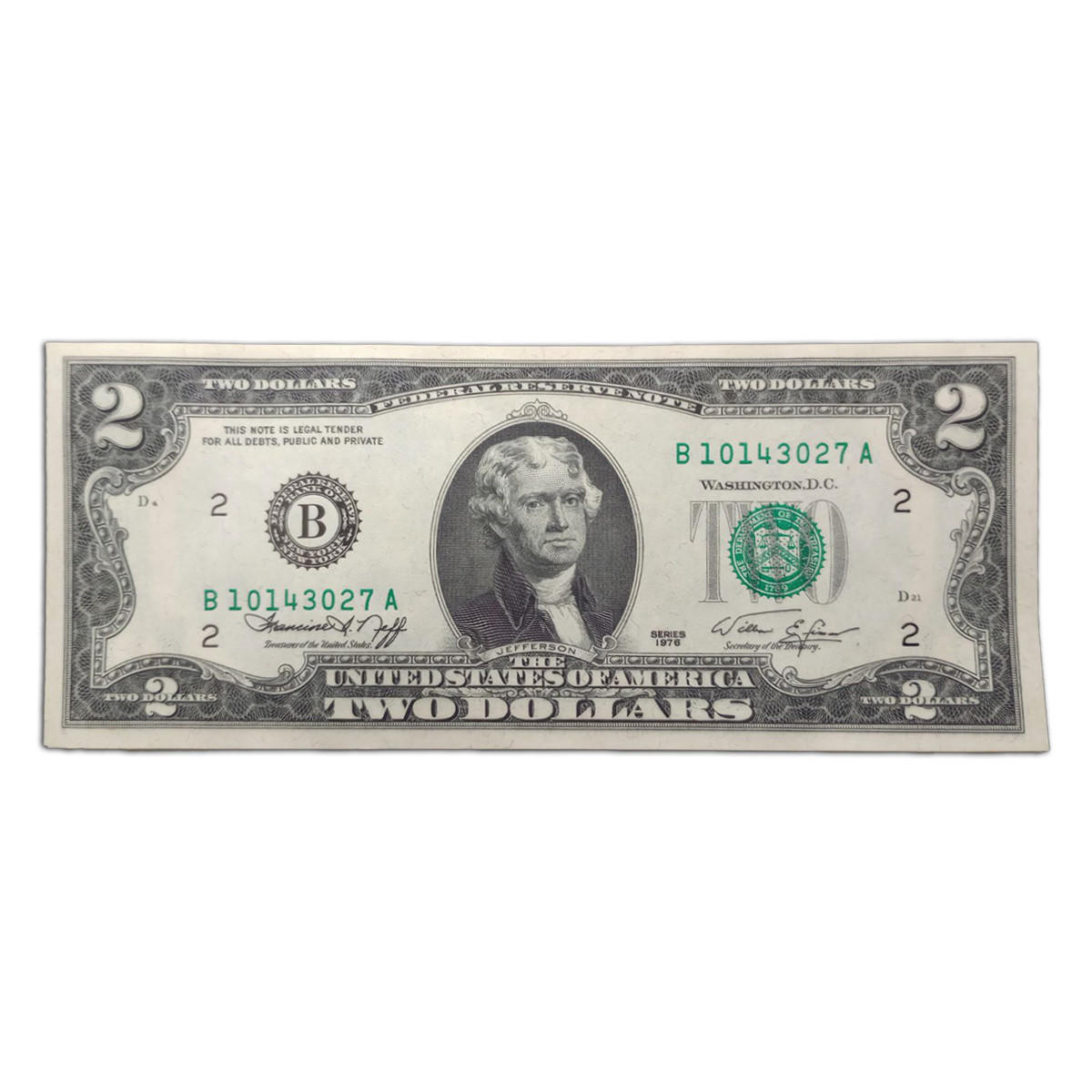 1976 2 dollar bill store
