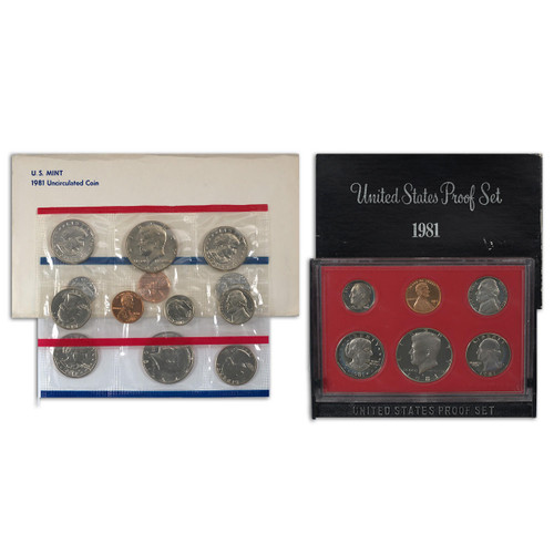 Buy 1981 Proof and Mint Set Online - 1981 Proof and Mint Set