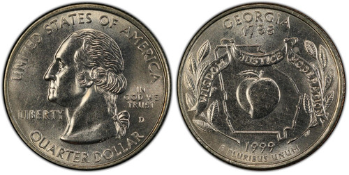 Buy 1999-D Georgia State Quarter BU Online