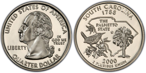 Buy 2000-S South Carolina State Quarter Choice Proof Online