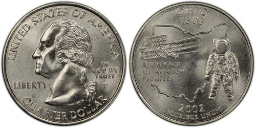 Buy 2002-D Ohio State Quarter BU Online