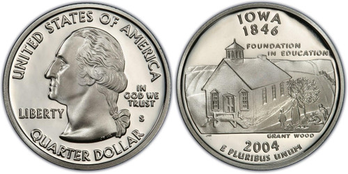 Buy 2004-S Iowa State Quarter Choice Proof 90% Silver Online