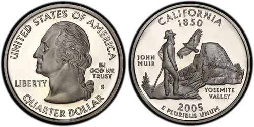 Buy 2005-S California State Quarter Choice Proof 90% Silver Online