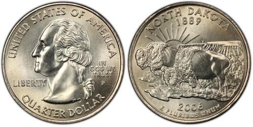 Buy 2006-P North Dakota State Quarter BU Online