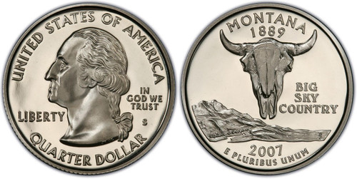 Buy 2007-S Montana State Quarter Choice Proof Online