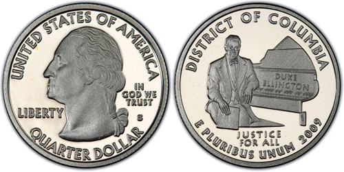 Buy 2009-S District of Columbia State Quarter Choice Proof 90% Silver ...