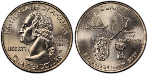 Buy 2009-D Guam State Quarter BU Online