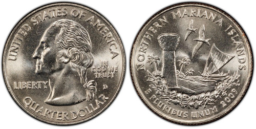 Buy 2009-D Northern Mariana Islands State Quarter BU Online