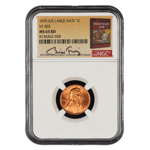 1970-S/S Large Date VP-002 Lincoln Cent NGC MS65RD - Rare Coins For Sale