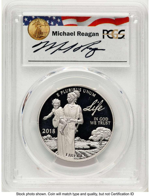 2018-W $100 Proof Modern Bullion Coin PCGS PR70 One Ounce Platinum ...