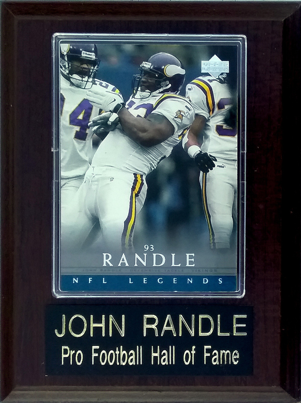 John Randle Minnesota Vikings Player Plaque