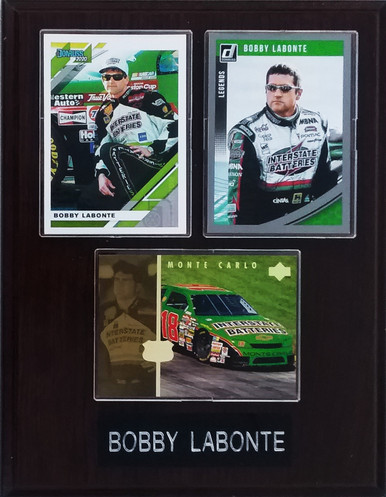 Bobby Labonte NASCAR 3-Card 7x9 Plaque