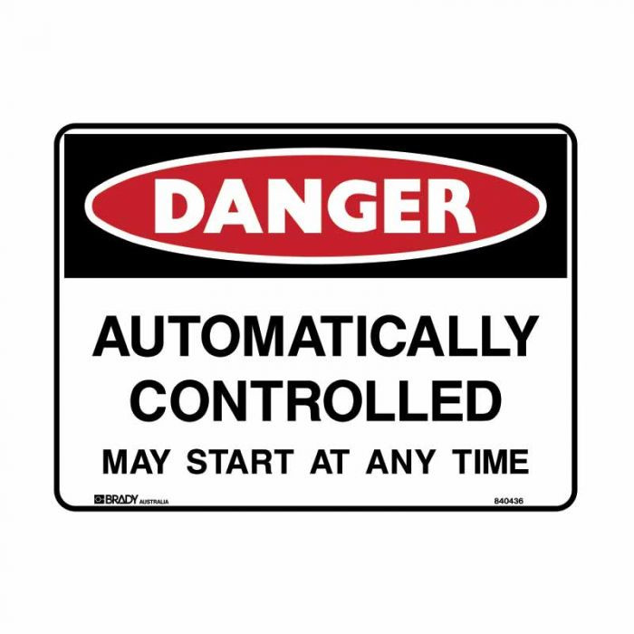 Automatically Controlled May Start At Any Time - Danger Signs - Express ...