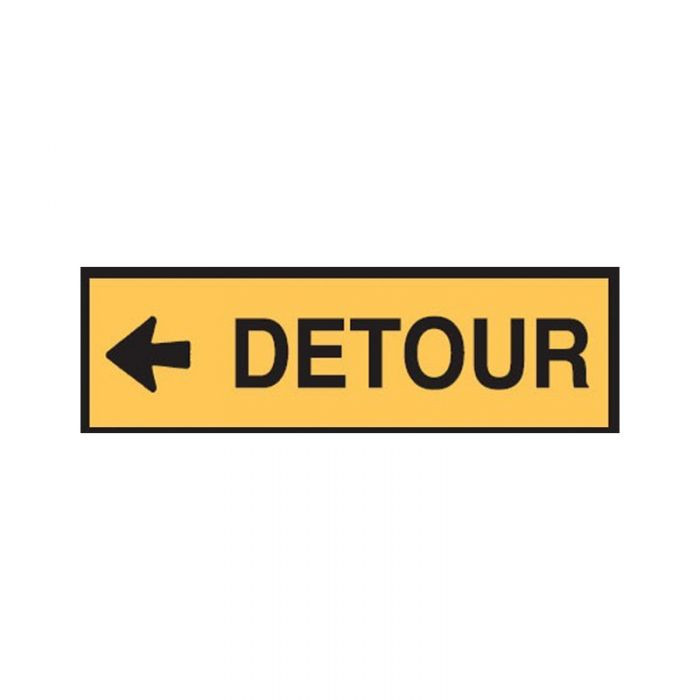 Detour Left Arrow - Road Signs - Express Safety