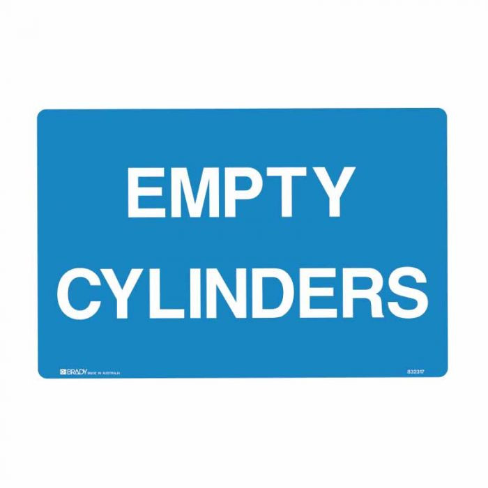 Empty Cylinders - Building Signs - Express Safety