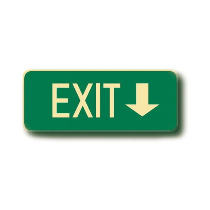 Exit Arrow Down - Floor Signs - Express Safety