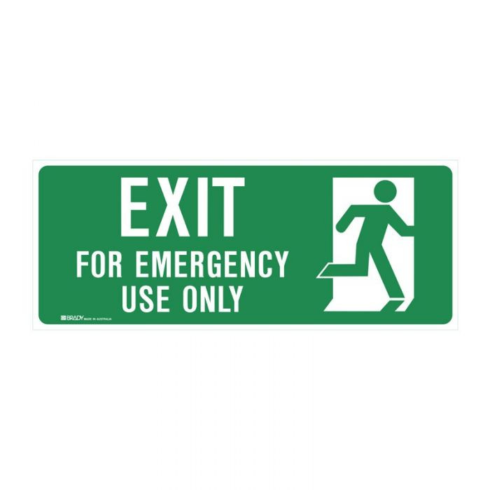 Exit For Emergency Use Only - Floor Signs - Express Safety