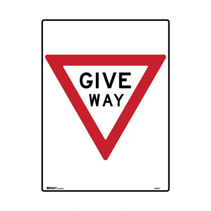 Give Way - Road Signs - Part No. 841847 - Express Safety