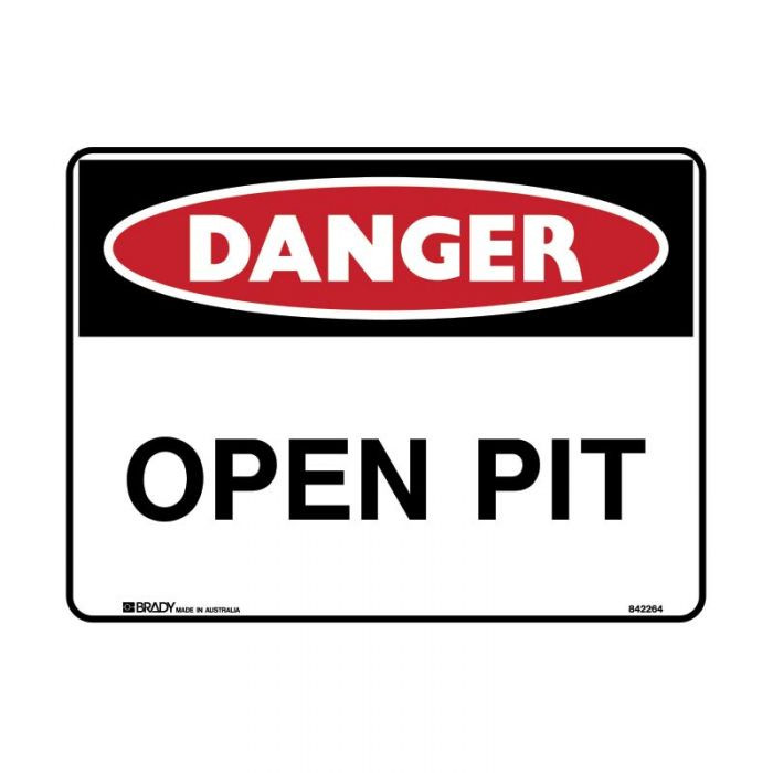 Open Pit - Danger Signs - Express Safety