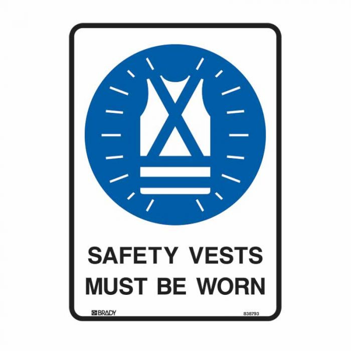 Safety Vest Must Be Worn - Mandatory Signs - Express Safety