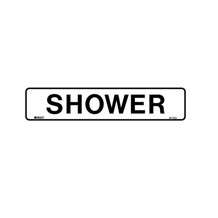 Shower - Door Signs - Part No. 841522 - Express Safety