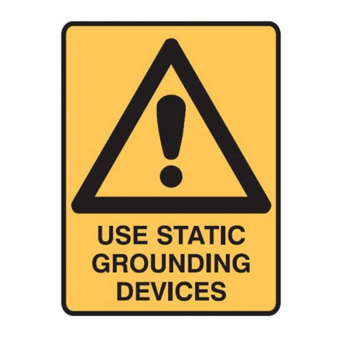 Use Static Ground - Caution Signs - Express Safety