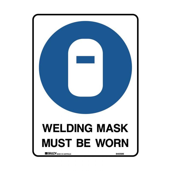 Welding Mask - Mandatory Signs - Express Safety